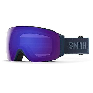 SMITH I/O MAG Snow Goggle - French Navy | ChromaPop Everyday Violet Mirror + Extra Lens