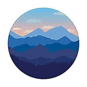 Blue Mountain Pop Mount Socket Art Work Tree Woods PopSockets PopGrip: Swappable Grip for Phones & Tablets