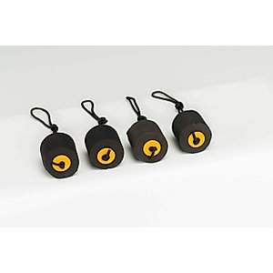 Pelican Sit-on-Top Kayak Scupper Plugs 4 Pack - Fits Most Kayak - EVA Material - Black