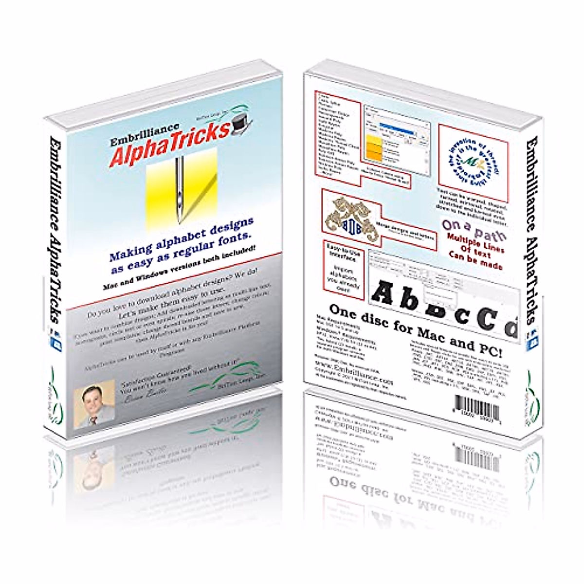 Embrilliance AlphaTricks Embroidery Software for Mac & PC