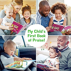Sing Along with Jesus Christian Sound Books for Toddlers 1-3 | Musical & Religious Toddler Books | Ideal Baptism Gifts for Boys and Girls - Interactive Baby Books for 1 Year Old for Easter Baskets