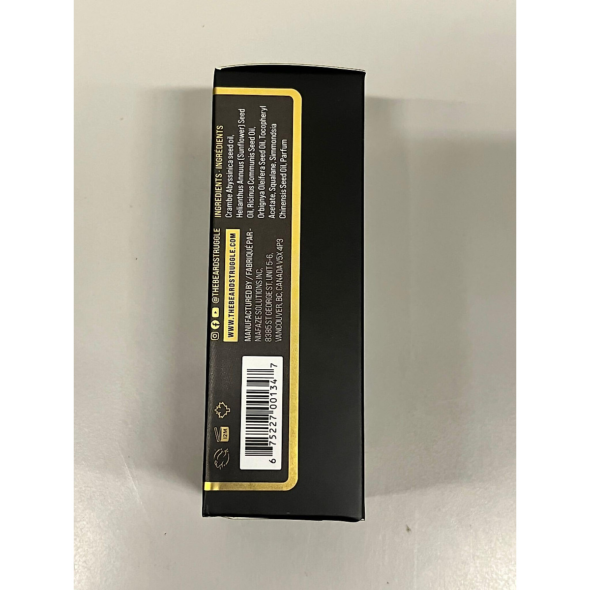 The Beard Struggle - Day Liquid Tonic Beard Oil - Gold Collection, Valhalla's Gates - Beard Oil for Men - Moisturize, Softens Hair, Reduces Itch - Day Time Beard Growth Oil (1 Fl oz)