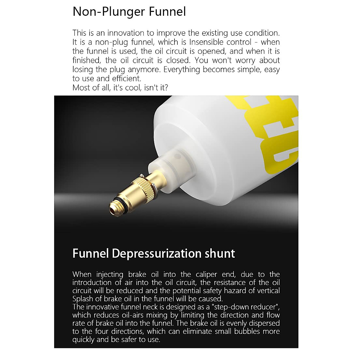 Letgoing Mountain Bike Hydraulic Disc Brake DOT Mineral Oil Bleed Kit for AVID Formula Hanyes Echo Shimano Tekro HS33 Magura Nutt (2022 STD)