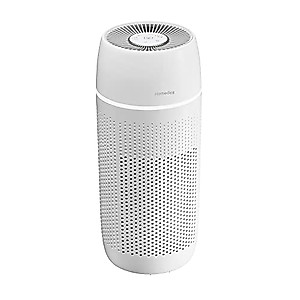 Homedics 5-in-1 PetPlus UV-C Air Purifier - 360-Degree HEPA Filter for 266 Sq Ft, Air Purifiers for Pets, Bedroom, and Home with Essential Oil Pads and Built-In Timer, 3 Speed Settings, White