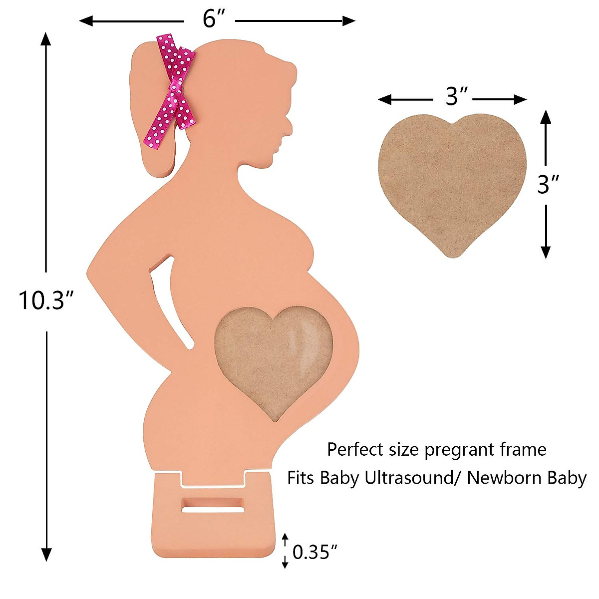 Sonogram Frames Gift for Pregnant Women Ultrasound Picture Frame Personalized Pregnancy Gifts for First Time Mom Expecting Parents Expectant Mothers Maternity Keepsake Baby Shower New Mom Gift Ideas