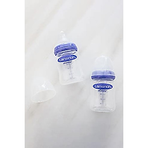 Lansinoh Momma Breastmilk Feeding Bottle with NaturalWave Slow Flow Nipple, 5 Ounces (Pack of 2)