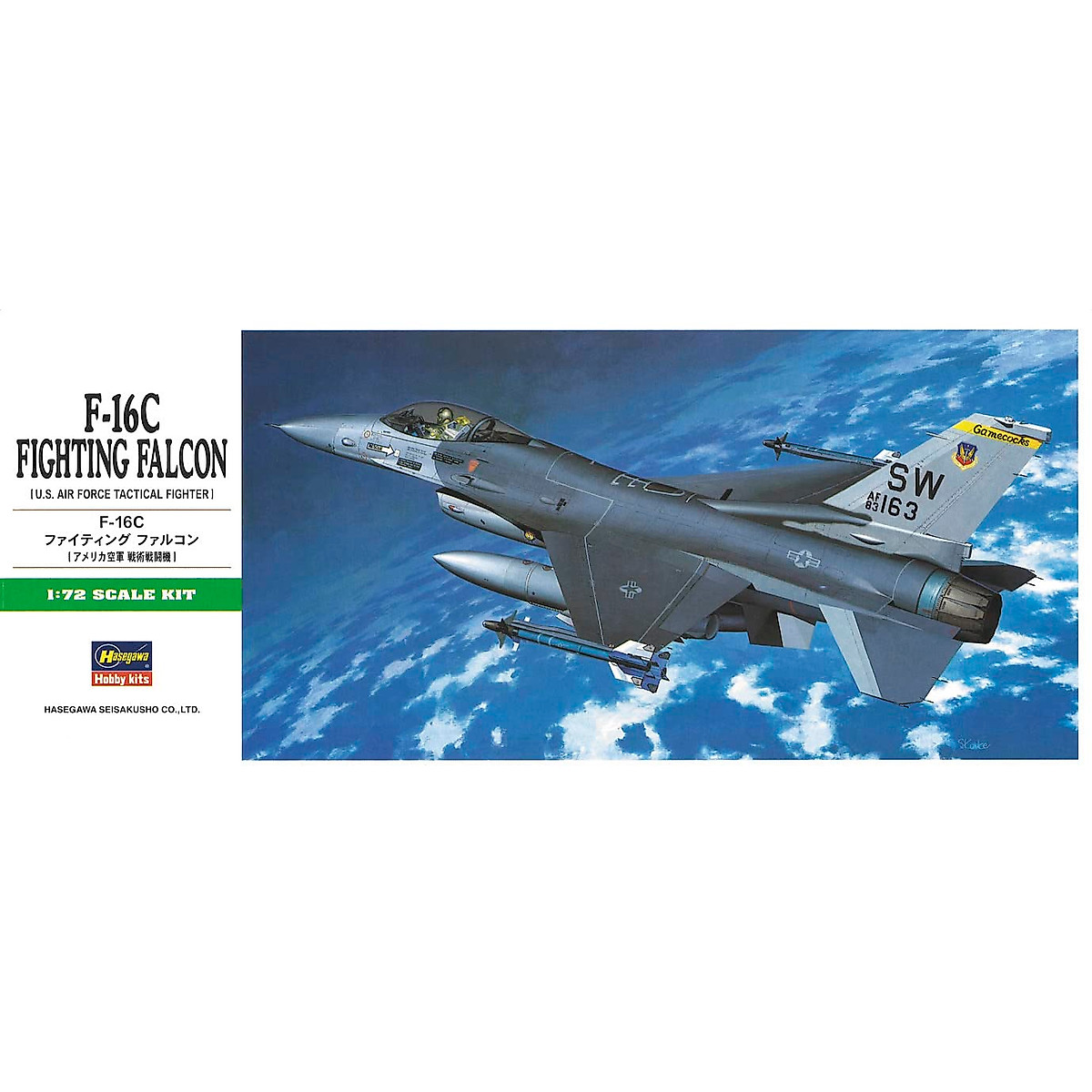 HASEGAWA 00232 1/72 F-16C Fighting Falcon