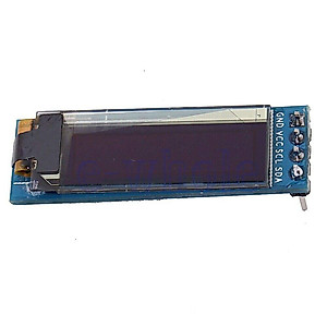 Hailege 0.91" SSD1306 IIC I2C OLED LCD Display 128x32 3.3V/5V for AVR PIC STM32 Arduino