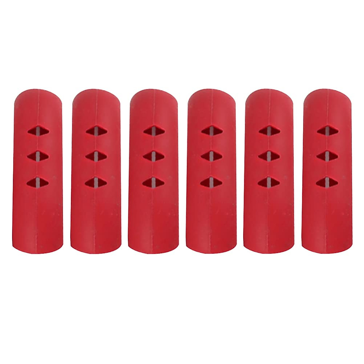 Cast Iron Skillet Handle Covers 6pcs Silicone Hot Handle Cover Pot Holder Handle Sleeves Pot Holder Skillet Handle Cover for Cast Iron Skillets Cookware Pot Handle Covers