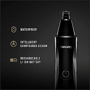 MANSCAPED® Grooming Essentials 4.0 Includes The Lawn Mower™ 4.0 Electric Groin Trimmer, Weed Whacker™ Nose Hair Trimmer, Crop Preserver™ Ball Deodorant, Crop Reviver™ Spray Toner, Shed Toiletry Bag
