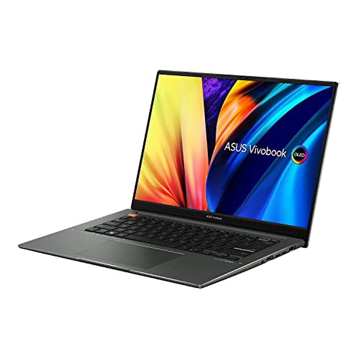Asus 14.5'' OLED VivoBook Intel Evo Platform Laptop - 12th Gen Core i7-12700H 2880 x 1800 Display 120HZ -12GB DDR4 RAM 512GB PCIe® NVMe™ M.2 4.0 Solid State Drive Windows 11 Midnight Black