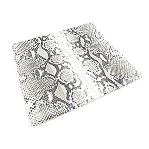 Pelgio Genuine Python Snake Skin Leather Soft Fold Clutch Bag Purse (Scale Reticulated Matte Natural)