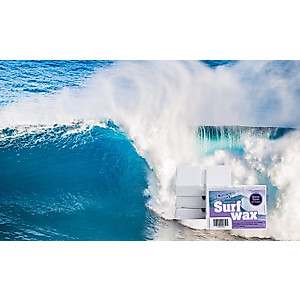 EHOMEA2Z Surf Wax Base Coat High Performance All Natural 1,2,3,4 Pack Orange Scent (1)