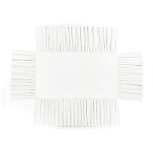 Lush Decor Ruffle Crib Skirt, 16" Drop, White