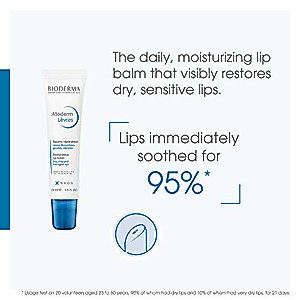 Bioderma Atoderm Lip Balm - Moisturizing and Nourishing Lip Balm for Dry, Chapped Lips