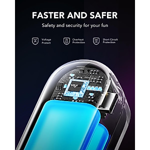 VIYISI Battery Pack for Meta Quest 3/3S and Oculus Quest 2, 5000mAh Extended Battery for Extra 2-4H Playtime, Lightweight VR Charger Accessories Compatible with Oculus Original Strap and Elite Strap