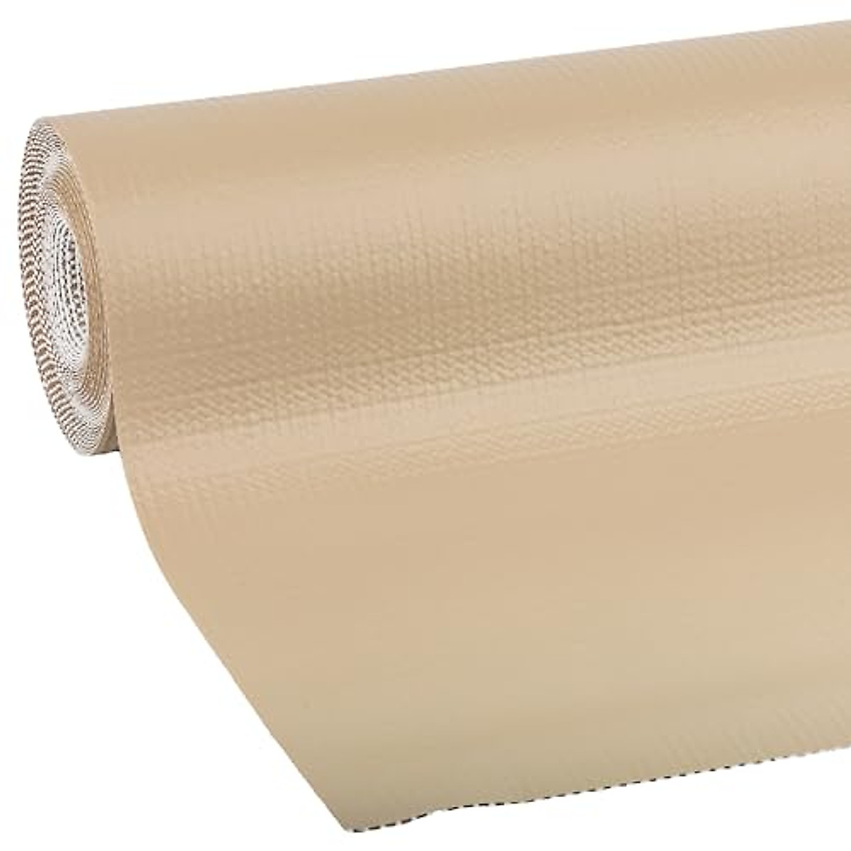 Smooth Top EasyLiner for Cabinets & Drawers - Easy to Install & Cut to Fit - Shelf Paper & Drawer Liner Non Adhesive - Non Slip Shelf Liner for Kitchen & Pantry - 12in. x 24ft. - Taupe