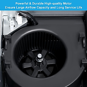 JOEAONZ Bathroom Fan with Light 110 CFM Quiet, 6500K 800LM Household Ventilation Fan Light Combo, Energy Saving Ceiling Mount Bathroom Exhaust Fan, Multipurpose Bath Extractor Fan, Easy to Install