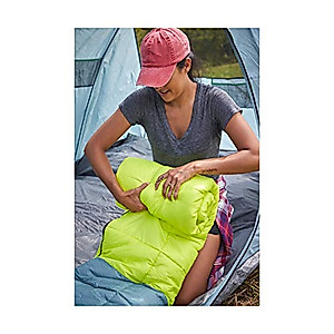 Coleman Kompact Sleeping Bag, Indoor/Outdoor Lightweight Sleeping Bag for Adults, 20°F/30°F/40°F Options for Camping, Hiking, Backpacking with Included Compression Sack; Big & Tall