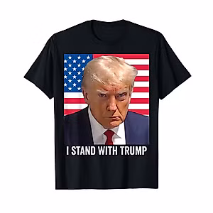 Trump 2024 Mugshot - I Stand with Trump T-Shirt