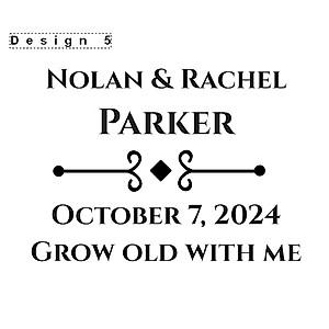 Personalized Floating Candle Unity Set, Perfect for Wedding, Anniversary, or Other Special Keepsake Event. Customize Design, Names, Date, and Saying. Design 3 Pictured