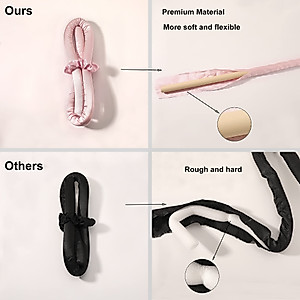 IVYU Tiktok Hair Curlers Rollers For Long Heatless Curling Rod Headband Ribbon No Heat Hair Roller Kit Tool You Can Sleep In Soft Foam Curling Rods Hair Rollers Overnight for Women