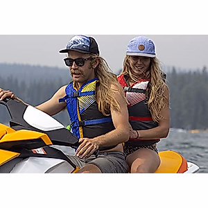 Stohlquist Fit Adult PFD Life Vest | Pack of 4 | Coast Guard Approved, Adjustable Size, Unisex, Lightweight, High Mobility, PVC Free Life Jacket - Value Pack