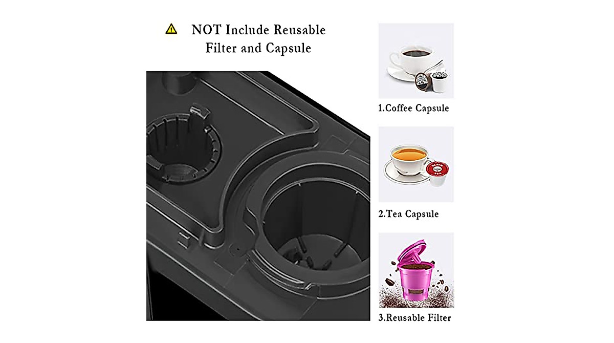 CHULUX Single Serve Coffee Maker - Fast & Compact Coffee Brewer