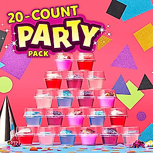 Elmer's PKG Gue Premade, Slime Kit, Includes Fun, Unique Add-Ins, Party Pack, 20 Count