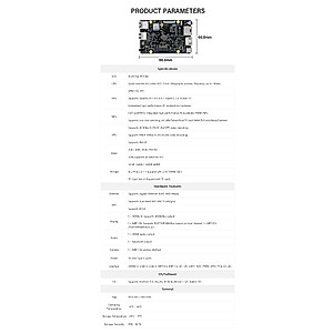 Firefly ROC-RK3566-PC Rockchip RK3566 4GB RAM Single Board Computer Support Caffe/TensorFlow and Geek System