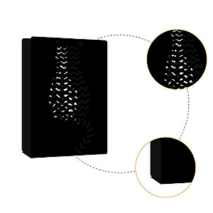 CREATCABIN Cat Napkin Holder Cutout Black Metal Tabletop Napkin Holder Hollow Out Freestanding Paper Tissue Dispenser for Restaurant Home Kitchen Countertop Dining Picnic Table 3.5 x 5.2inch