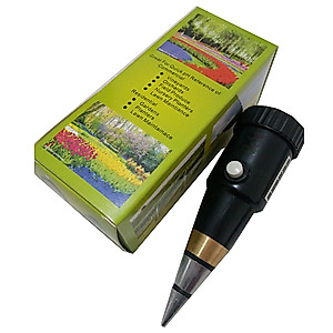CNYST 2 in 1 Soil Moisture and PH Tester Meter Multifunctional Needle Type Soil Moisture PH Analyzer Gauge with PH Range 3 to 8 PH Moisture 1 to 8
