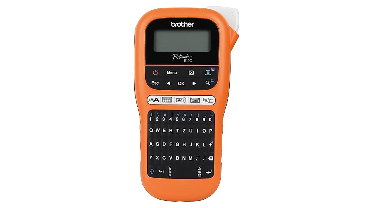 Brother PT-E110 Handheld Label Maker for Electricians