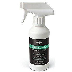 Medline Cleanser Wound Skintegrity Spray, 8 Ounce (Pack of 6)