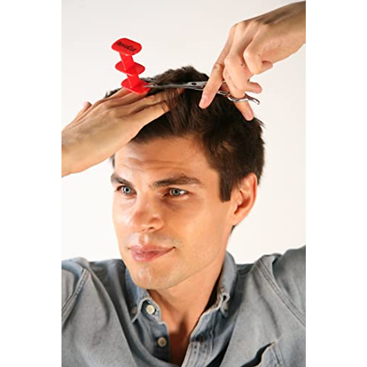 RevoCut Hair Cutting Kit - Hair Trimmer Guide - Grooming Kit Haircut Template - Includes 1", 2", 3" Guide For Hair Trimming w/Scissor or Clipper - Barber Supplies