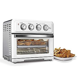 Cuisinart TOA-60W Airfryer, Convection Toaster Oven, White (Renewed)