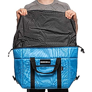 NorChill 12 Can Voyager Series Insulated Soft Sided Cooler Bag, Blue