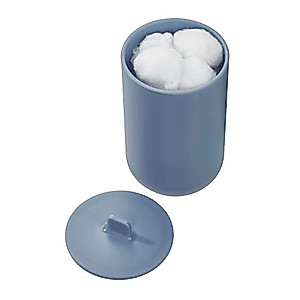 iDesign Cade Bathroom Accessories, 8 cm diameter x 13 cm, Dusty Blue