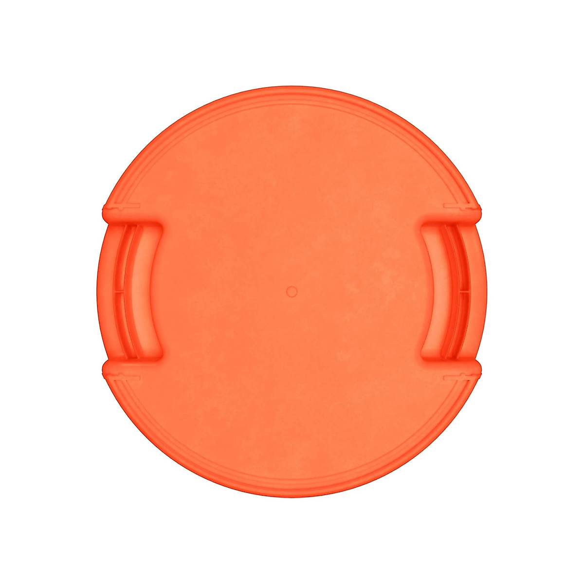 SPARTA Bronco Waste Container Trash Container, Round Trash Bin for Disposal, 10 Gallons, Orange