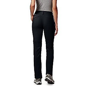 Columbia Women's Standard Saturday Trail II Convertible Pant, Black, 12 Regular