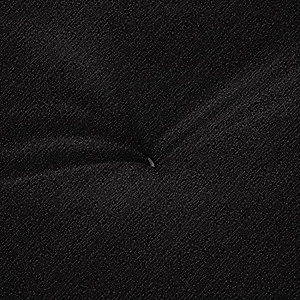 Trupedic x Mozaic - 10 inch Full Size Standard Futon Mattress (Frame Not Included) | Barcelona Black | Great for Kid's Rooms or Guest Areas - Many Color Options