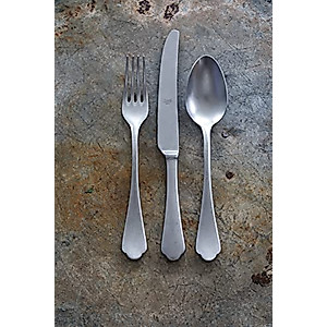 Mepra Dolce Vita Cutlery Set – [20 Pieces Set] Pewter Finish, Dishwasher Safe Cutlery