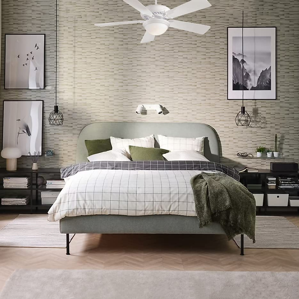MINKA-AIRE F569L-WH Supra 52 Inch LED Ceiling Fan in White Finish