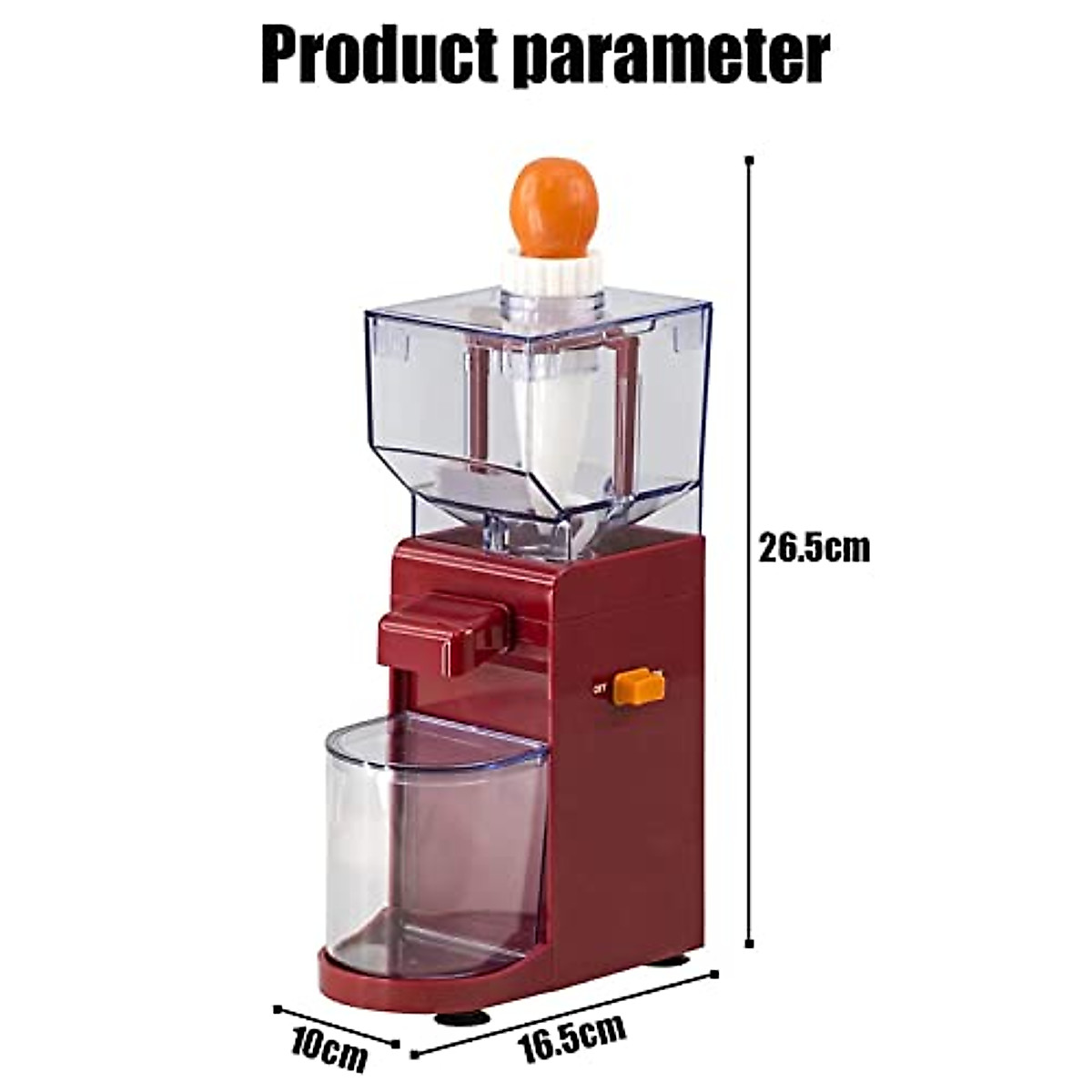 Fbaiyy Household Peanut Grinder, Mini Peanut Butter Machine, Electric Grain Grinder with Non-Slip Base, for Almonds, Coffee Bean Grinder