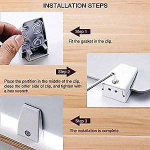 MZM Office Desk Bezel Desk Partition Acrylic Screen Board Desktop Partition Board Exam Bezel Mobile Screen Clip ZTT (Size : 40 * 30cm)