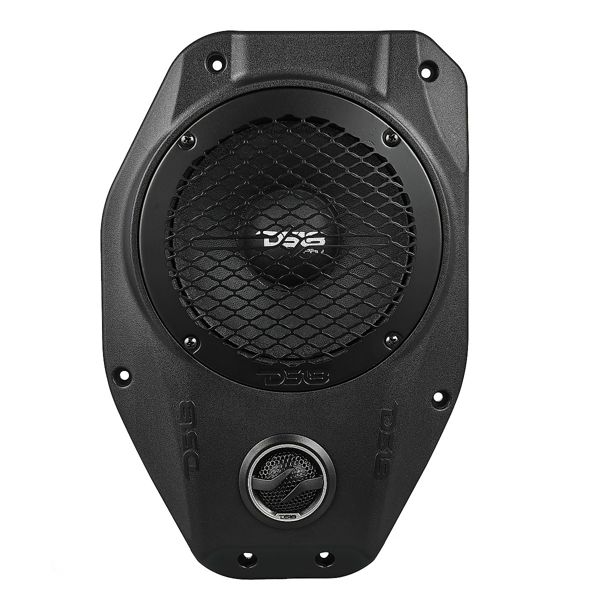 DS18 JL-SB6 Sound Bar Enclosure Upgrade with 6.5" Neodymium Mid-Range and Tweeter Compatible with Jeep Wrangler JL/JLU | Gladiator JT Models 2018-2023 Left and Right Speakers (Pair)