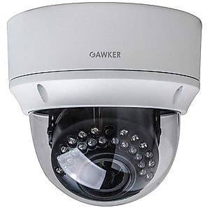 GAWKER G1083PDIR Dome CCTV Security Camera, 1080P HD-TVI/AHD/CVI and CVBS(Default) Video Out switchable, True Day&Night, IP66 Vandal Proof, 2.8-12mm Lens, IR Smart, DC12V/AC24V.