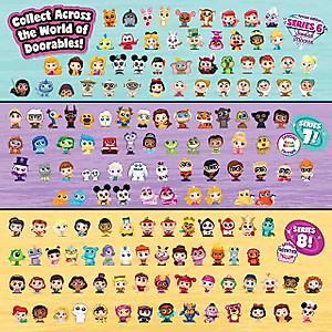 Disney Doorables Mega Village Peek Pack, Series 6, 7, and 8, Collectible Toy Figures, Kids Toys for Ages 5 Up, Amazon Exclusive by Just Play