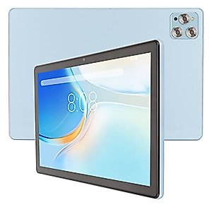 Shanrya 10in Tablet, 6G 256G Tablet PC 5GWIFI for Android 11 for Travel (Blue)