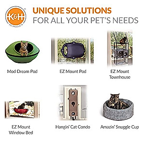 K&H PET PRODUCTS Kitty Tower Classy Gray 22 X 30 Inches